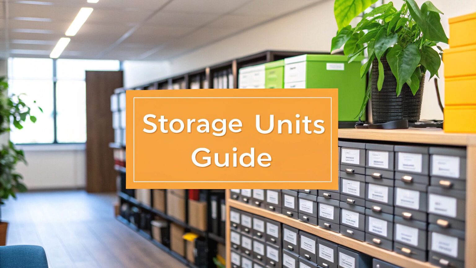 A Guide to Storage Units for Offices - Standby Self Storage